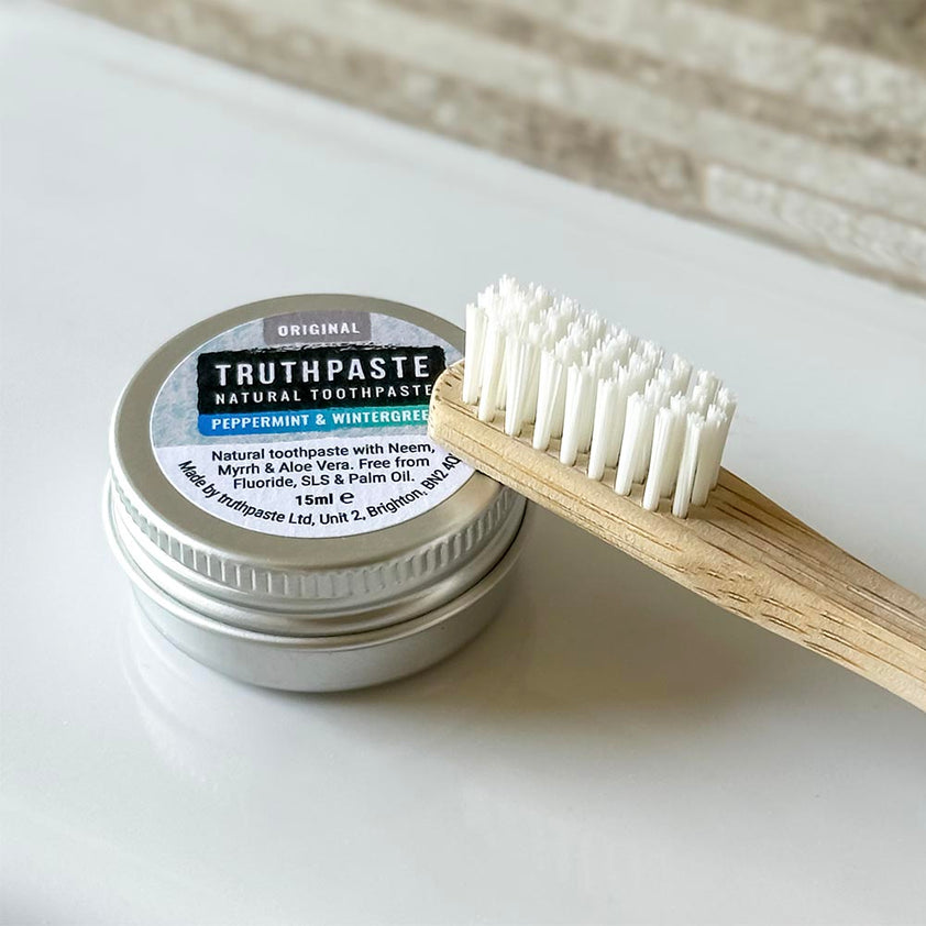 Truthpaste Natural Toothpaste Sample | Peppermint | New Dawn UK