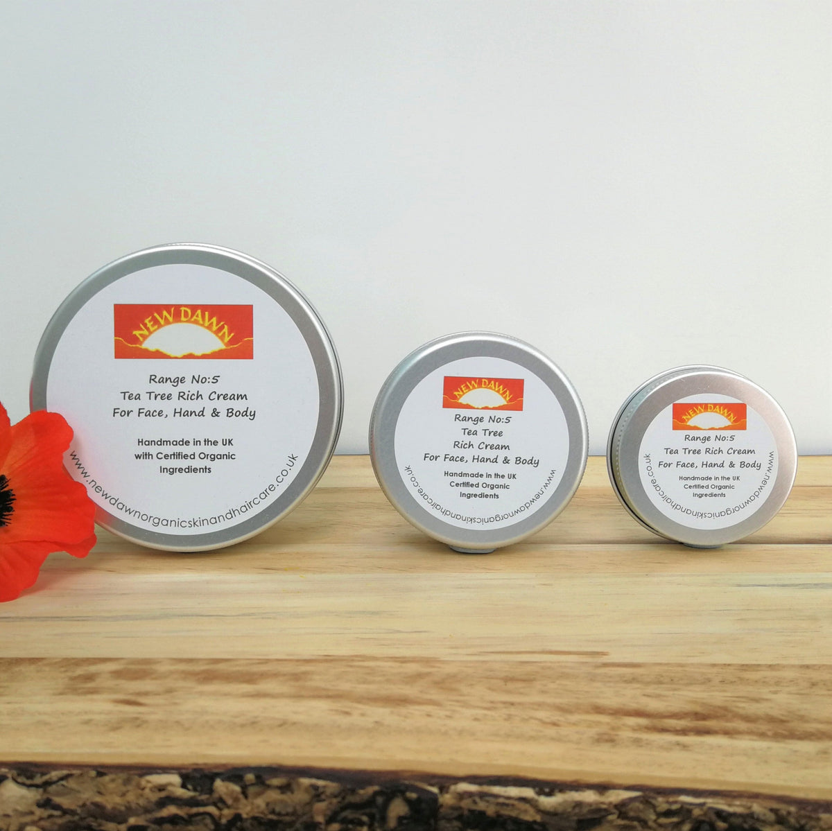 Organic Tea Tree Cream | Handmade | New Dawn UK