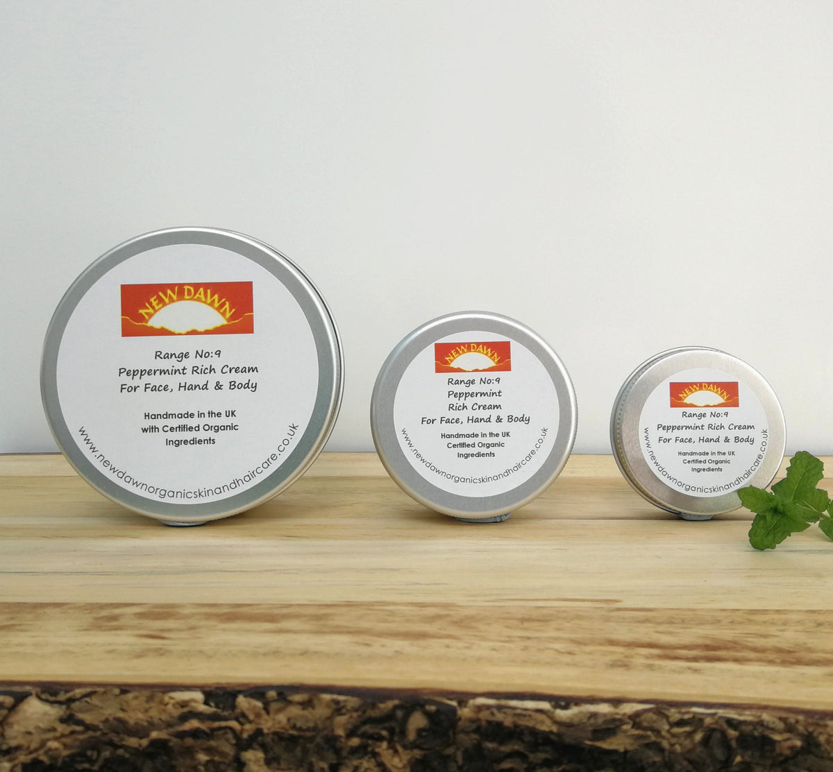 Peppermint Hand Cream | Natural & Organic | New Dawn UK