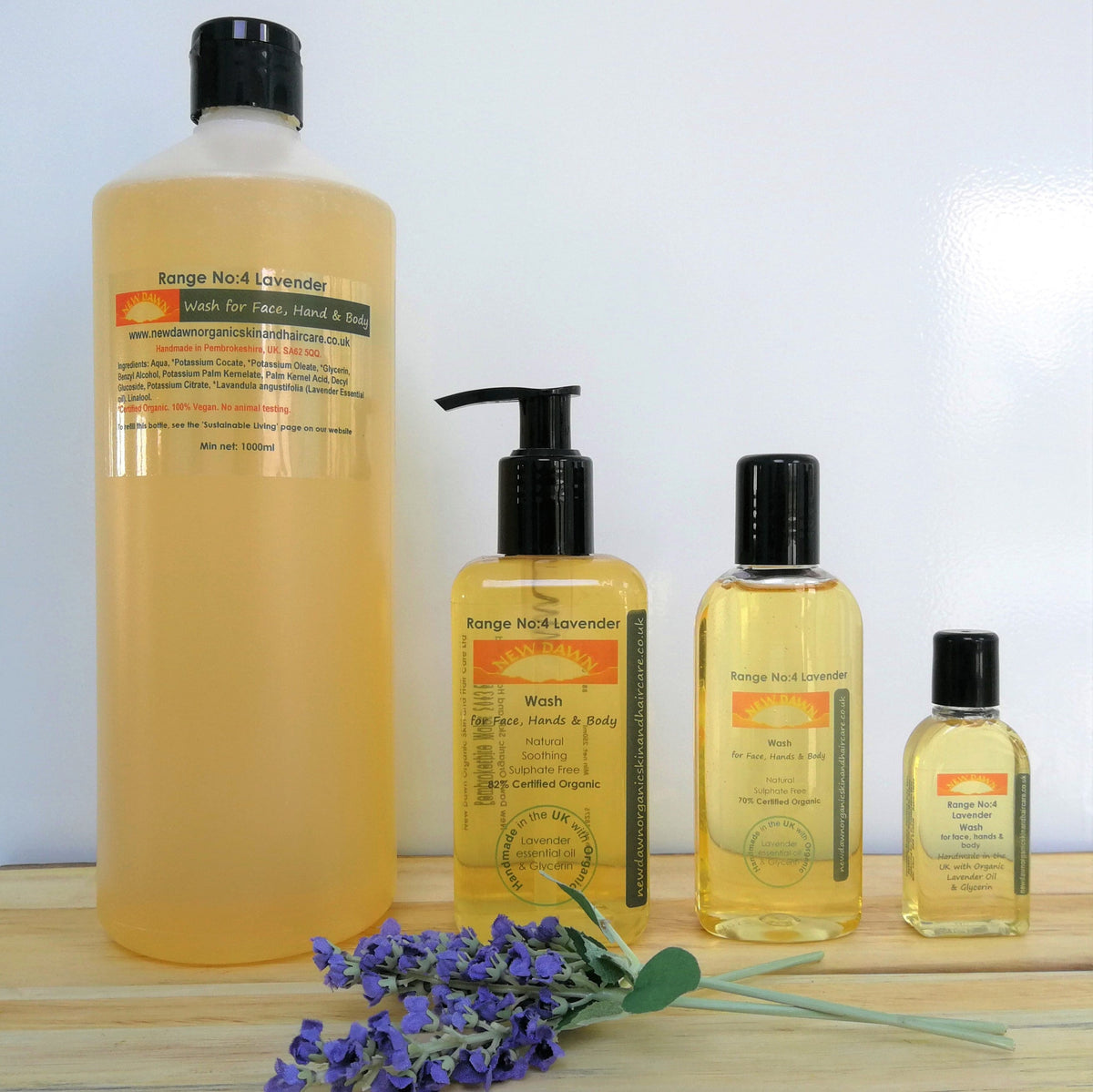 Organic Lavender Body Wash | Handmade | New Dawn UK
